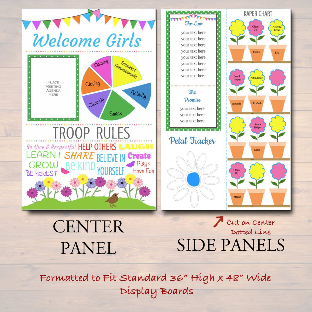 Daisy Kaper Chart & Meeting Display Board | TidyLdy Printables ...
