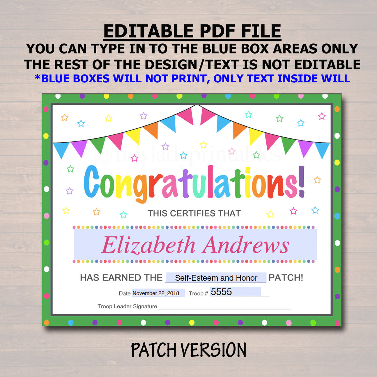 Certificates, Badge, Patch and Award Certificate Templates, , Brownie ...