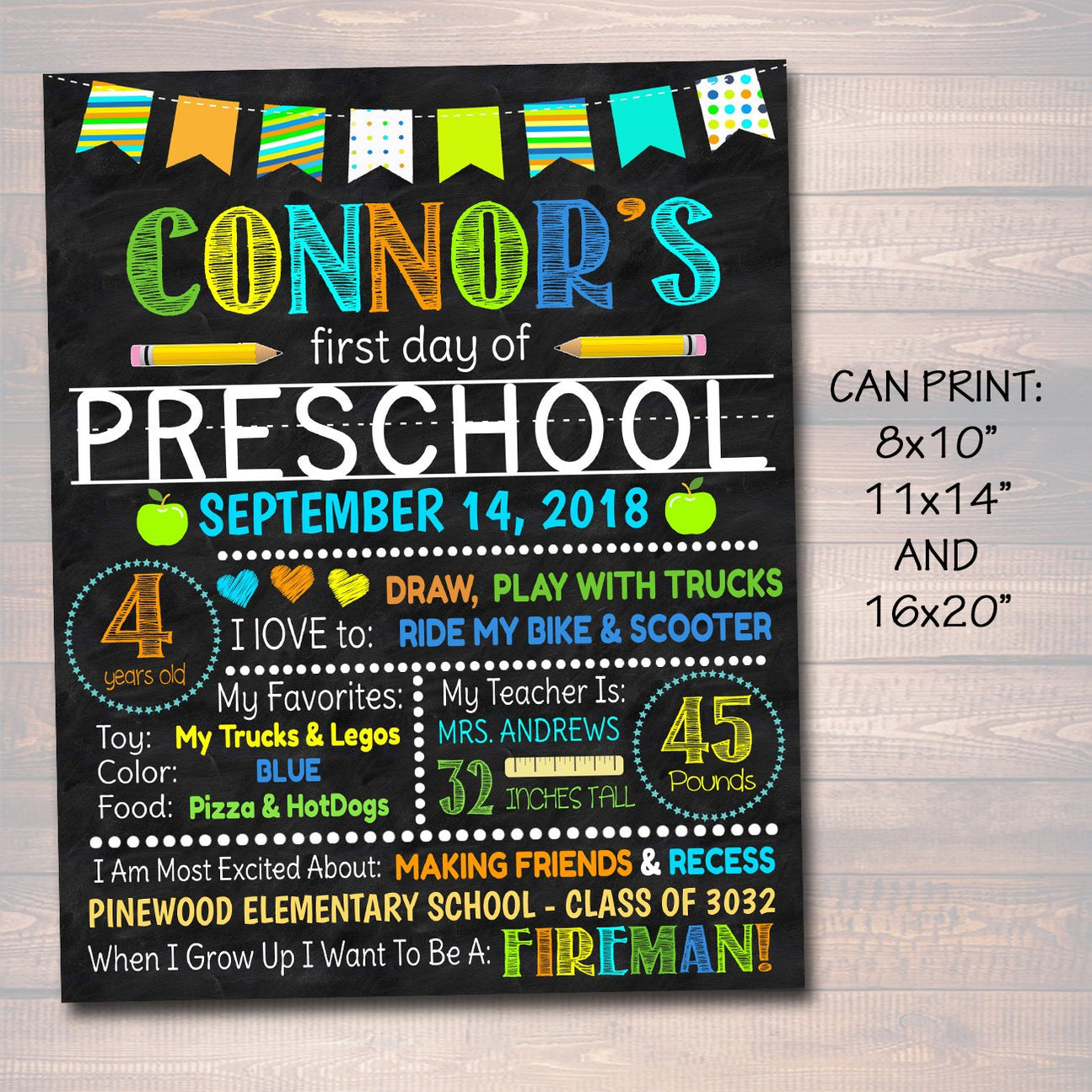 First Day Of School Sign | TidyLady Printables