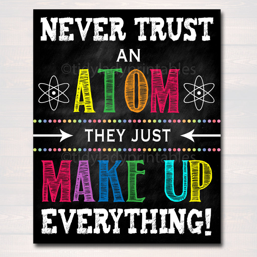 Science Classroom Posters | TidyLady Printables