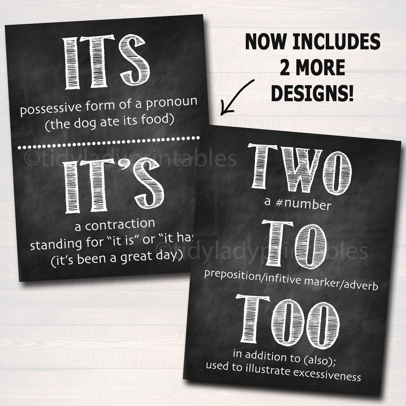English Grammar Punctuation Poster Set | TidyLady Printables