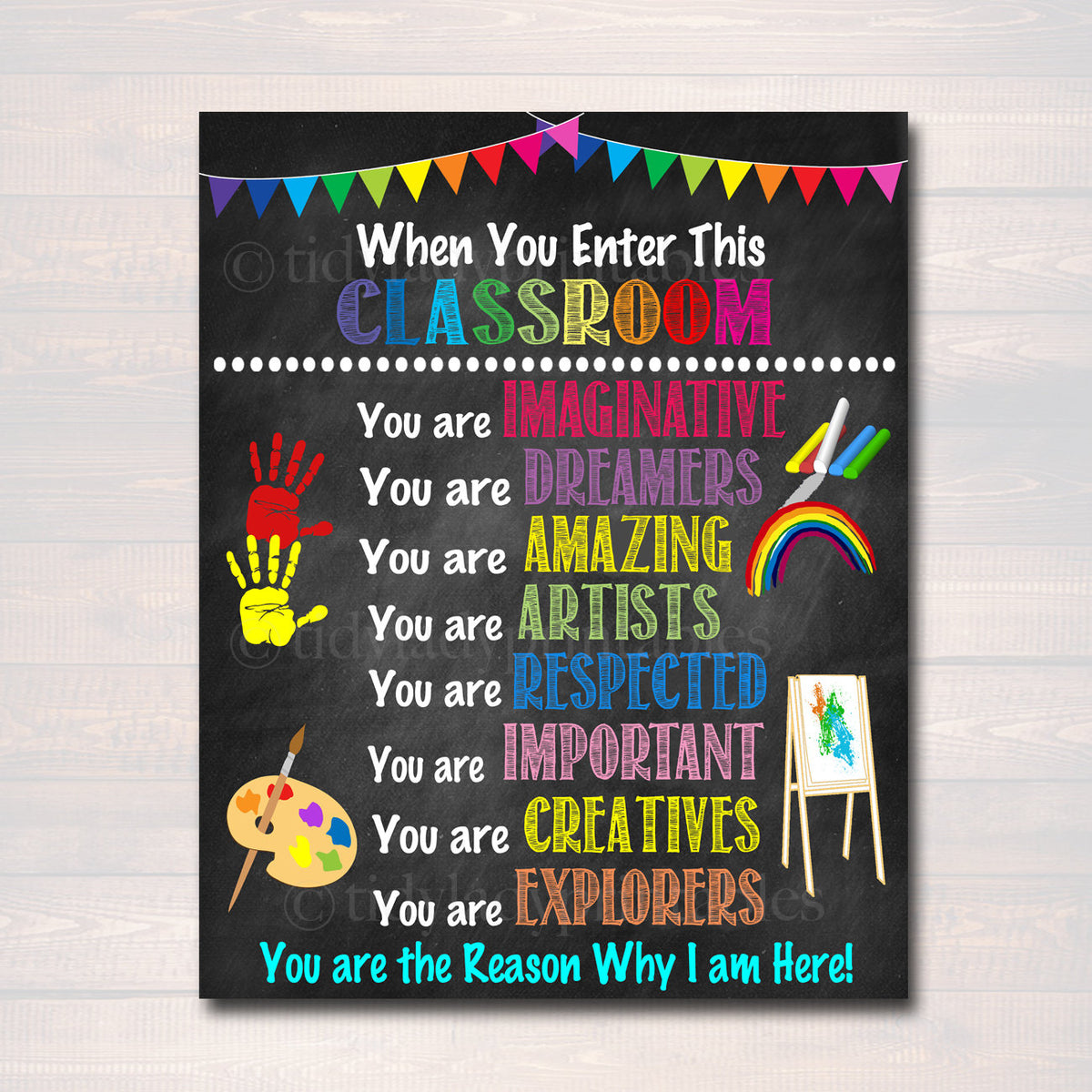 Art Teacher Classroom Rules Poster | TidyLady Printables