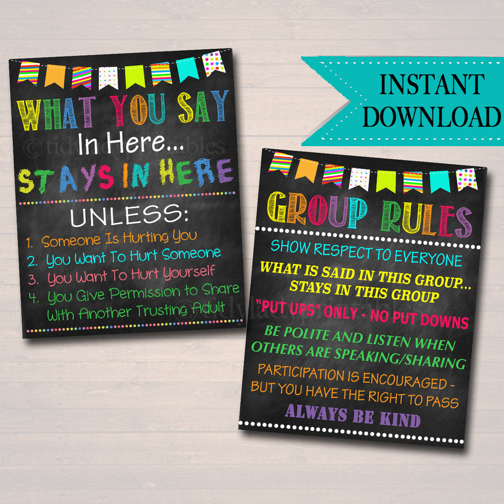 School Counselor Posters | TidyLady Printables