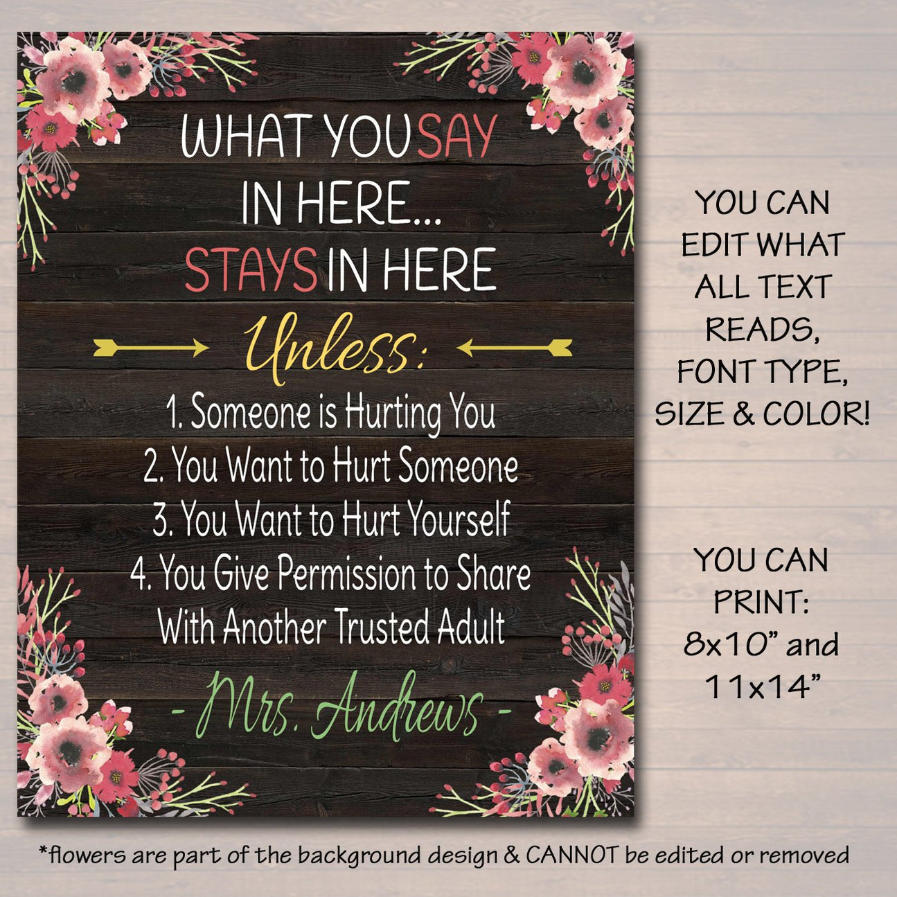 Counseling Office Poster Set | TidyLady Printables