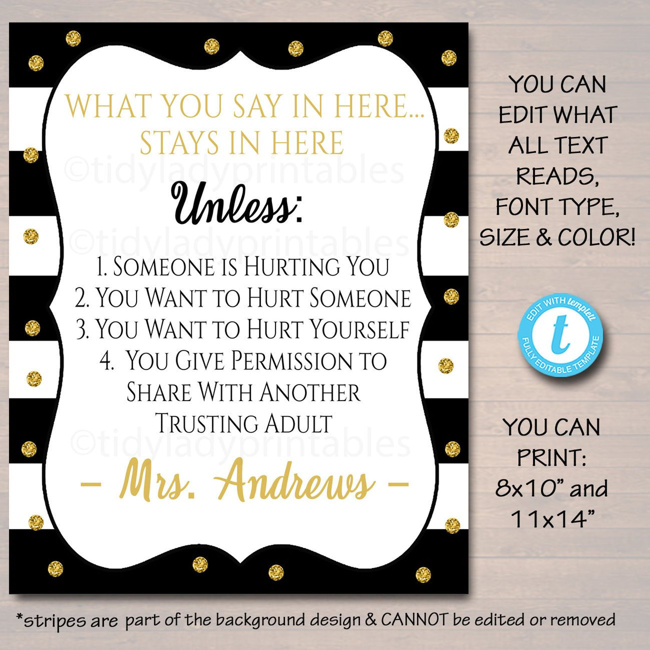 Counseling Office Poster Set | TidyLady Printables