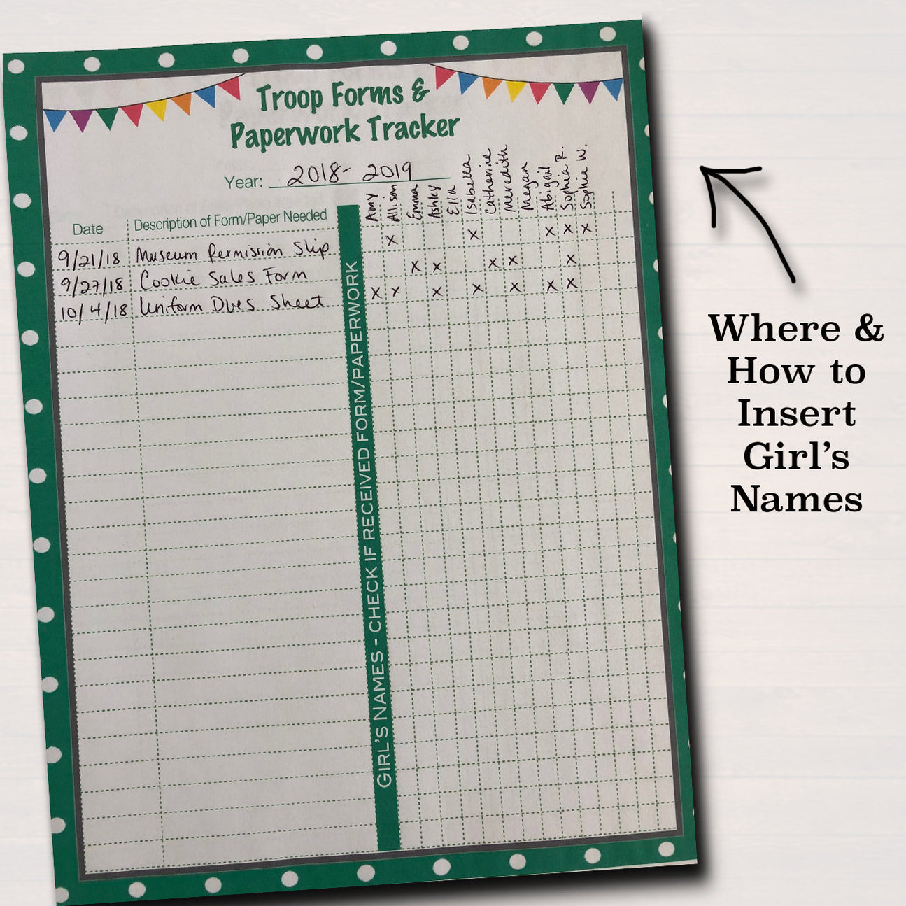 Organizing Binder Kit, Troop Leader Forms, Meeting Planner, Printables ...