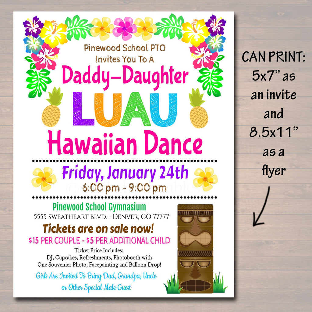 Luau - Hawaiian Theme | TidyLady Printables
