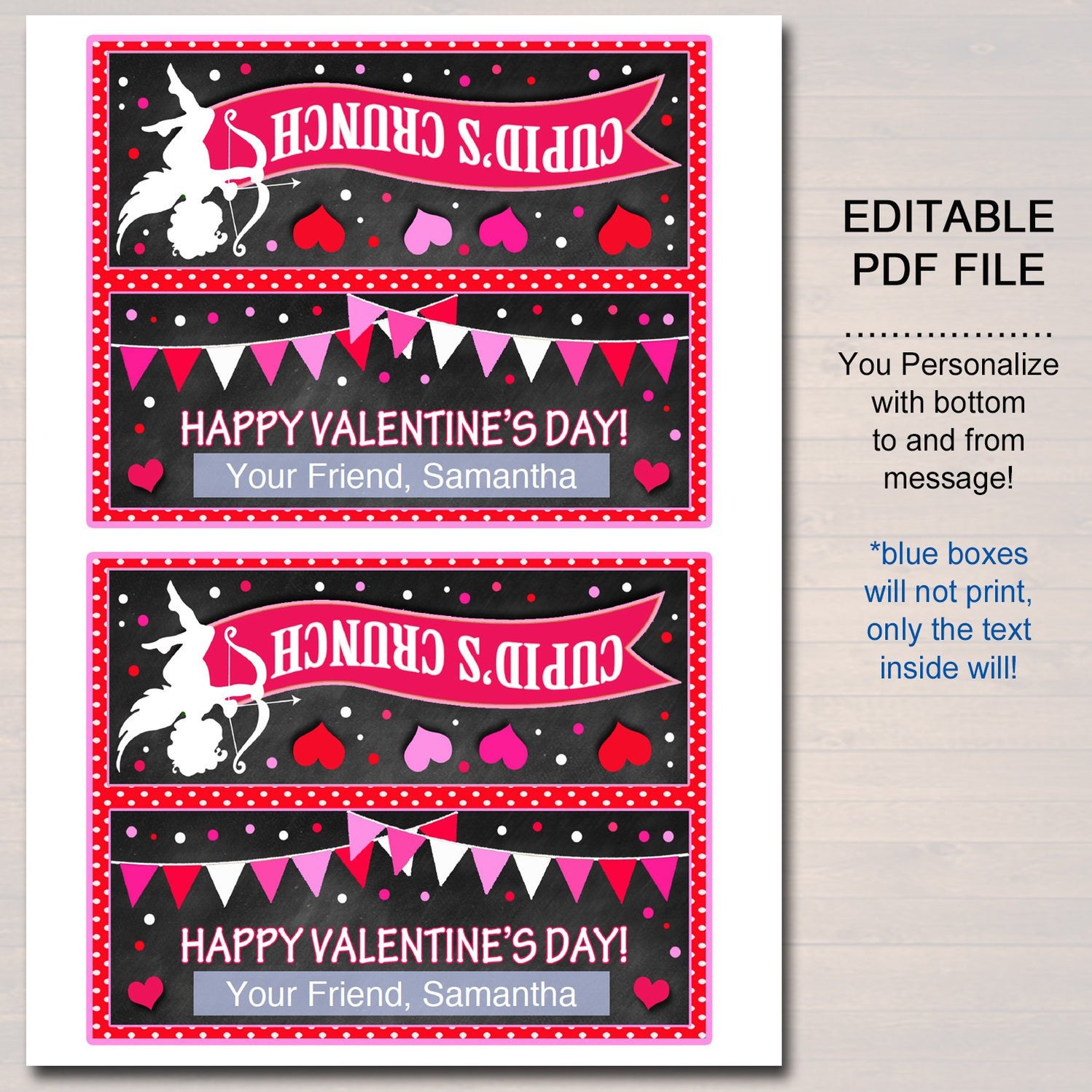 Valentine's Day Cupid Crunch | TidyLady Printables