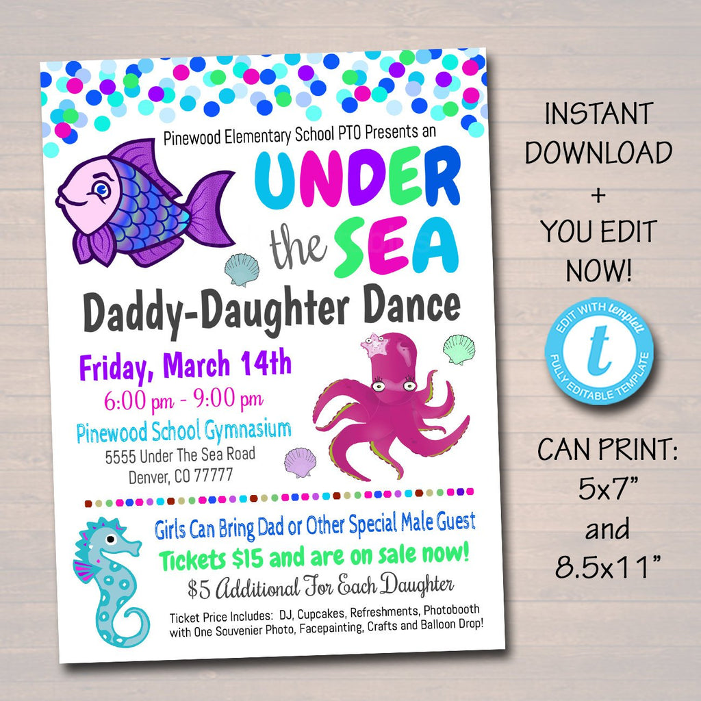 Under The Sea Theme | TidyLady Printables