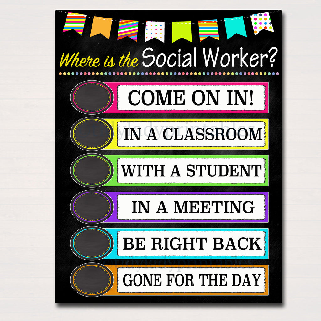 Social Worker Posters | TidyLady Printables