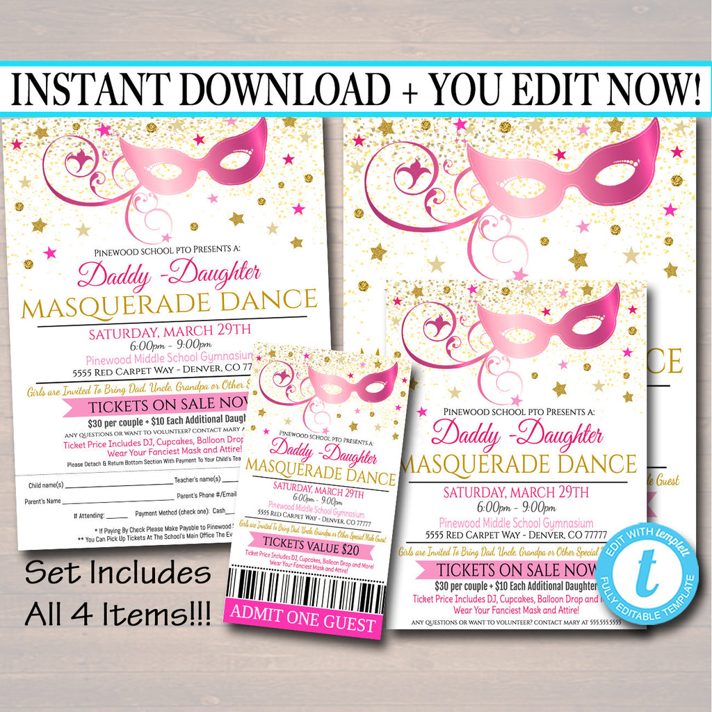 Masquerade Theme | TidyLady Printables