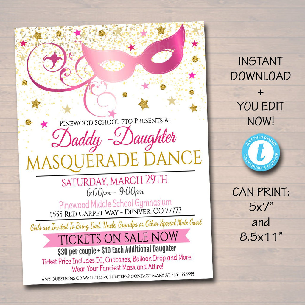 Masquerade Theme | TidyLady Printables