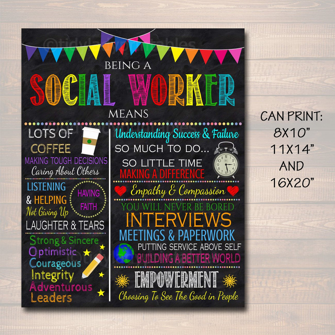School Social Worker Poster | TidyLady Printables