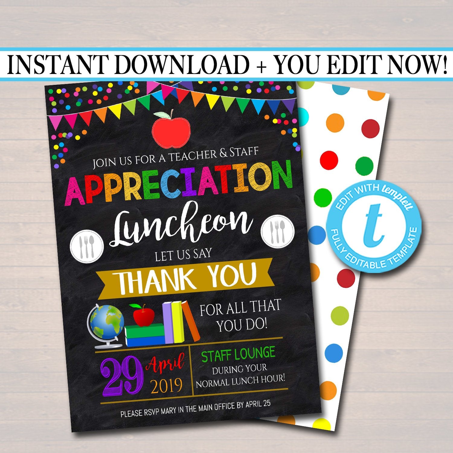 Teacher Appreciation Luncheon Invitation Wording Teacher Appreciation