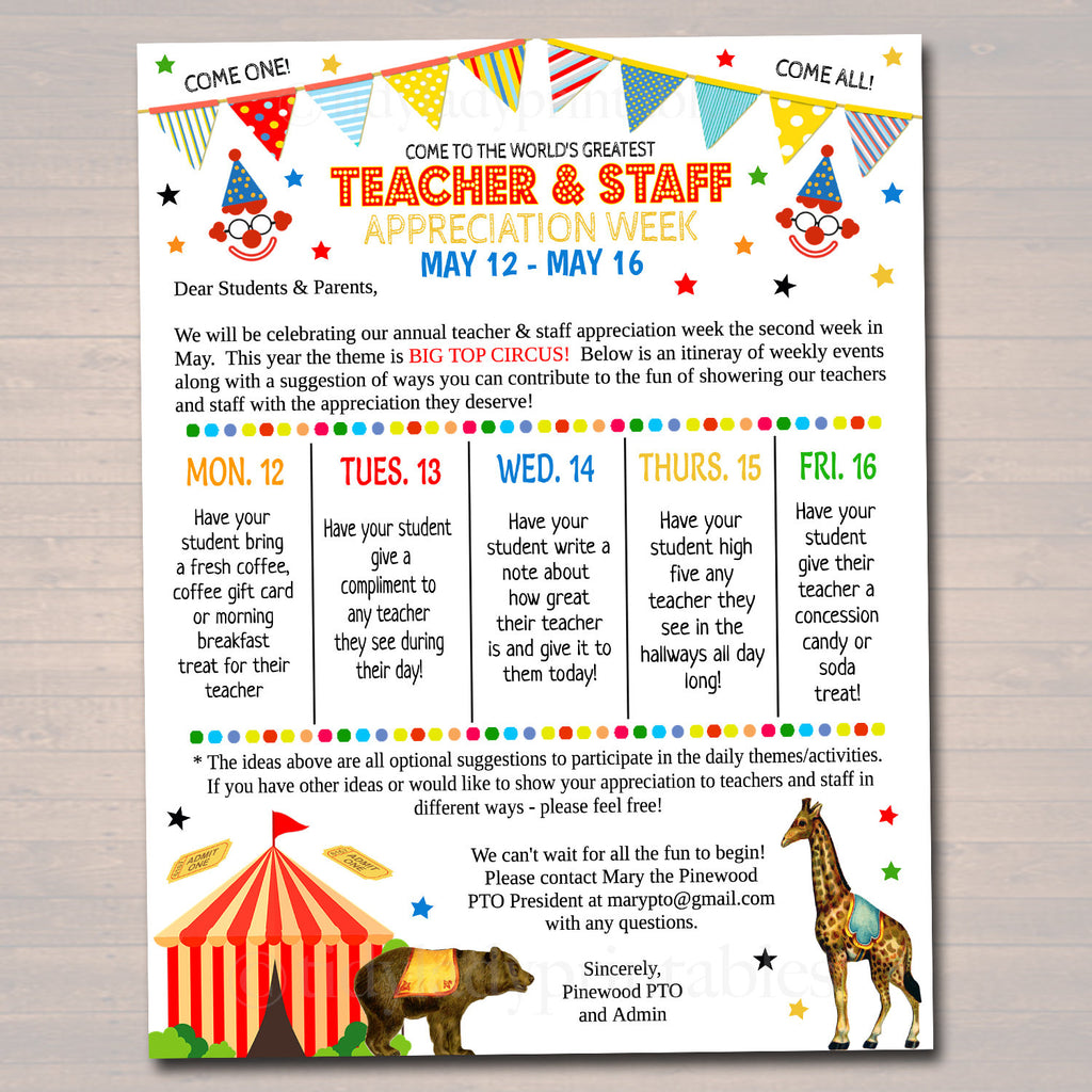 Carnival - Circus Theme | TidyLady Printables