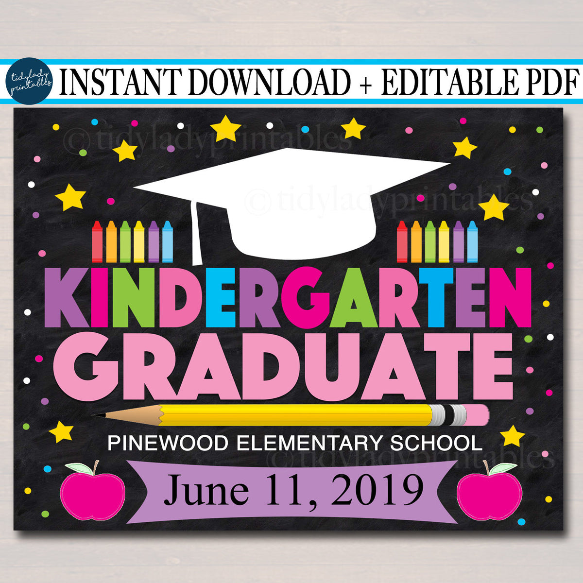 Last Day Of School Sign | TidyLady Printables