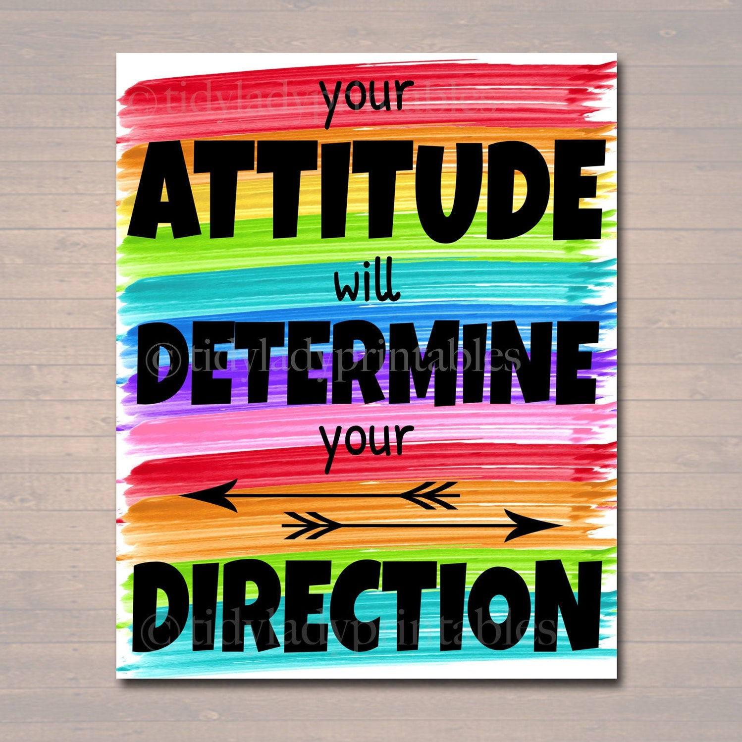 Watercolor Classroom Poster Set | TidyLady Printables