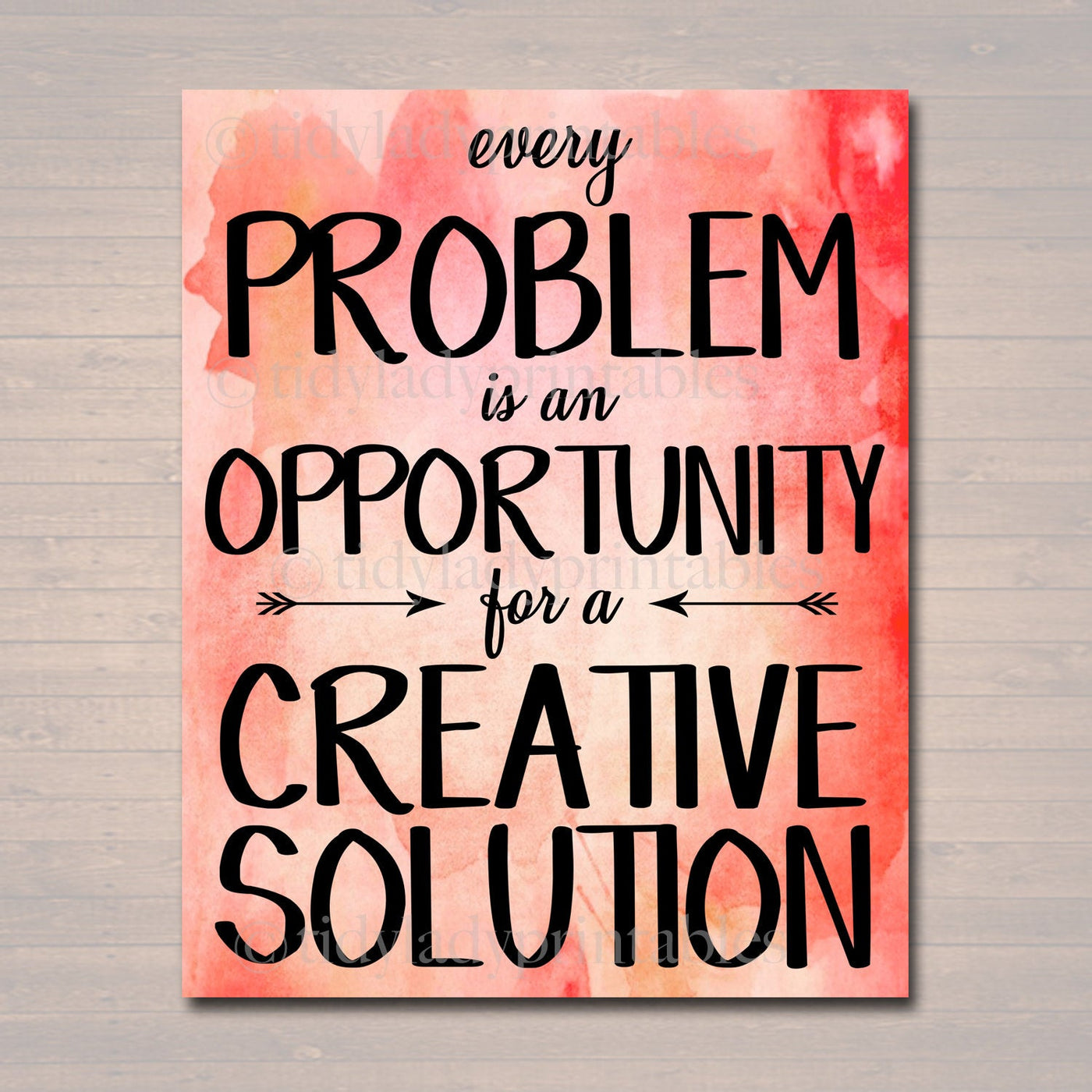 Watercolor Classroom Poster | TidyLady Printables