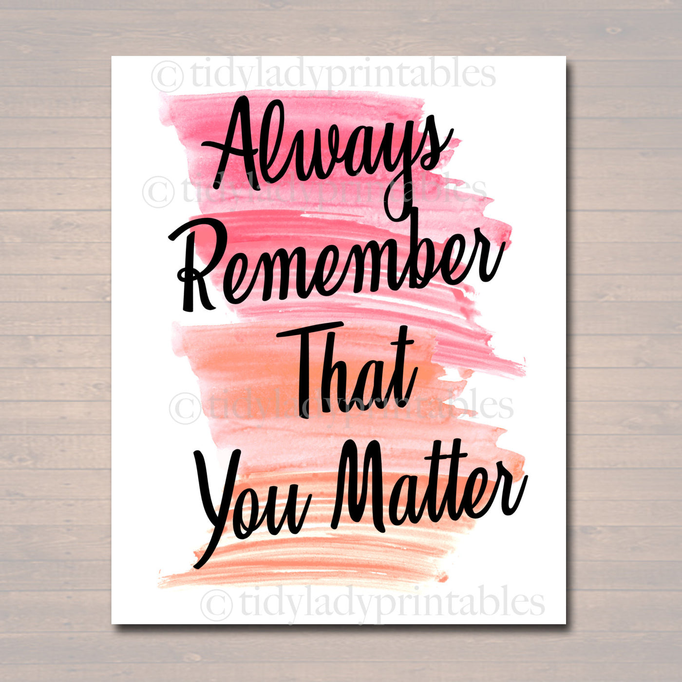 Watercolor Classroom Poster | TidyLady Printables