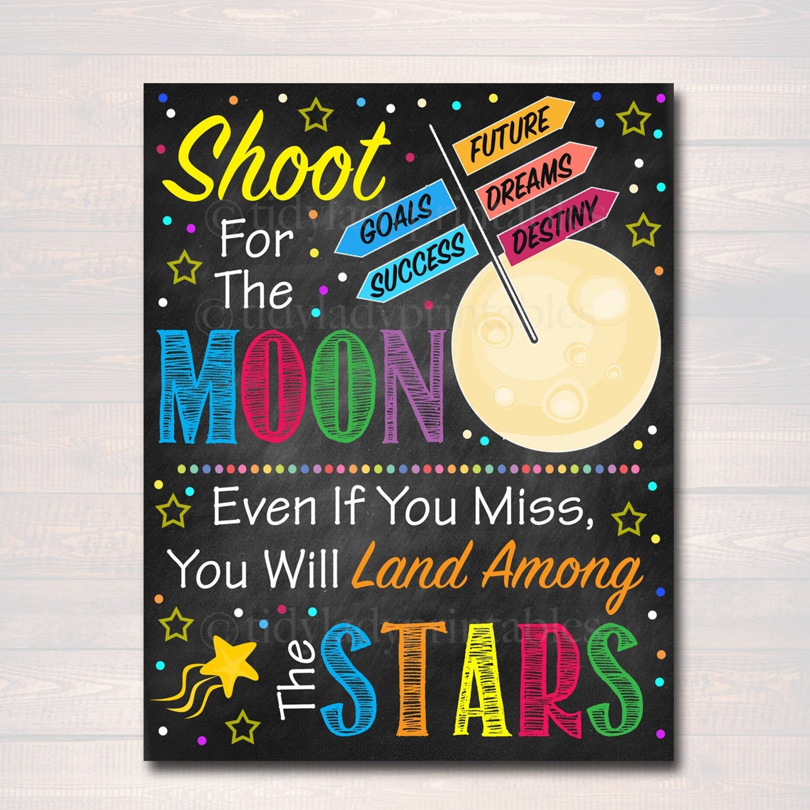 Chalkboard Classroom Poster Set | TidyLady Printables