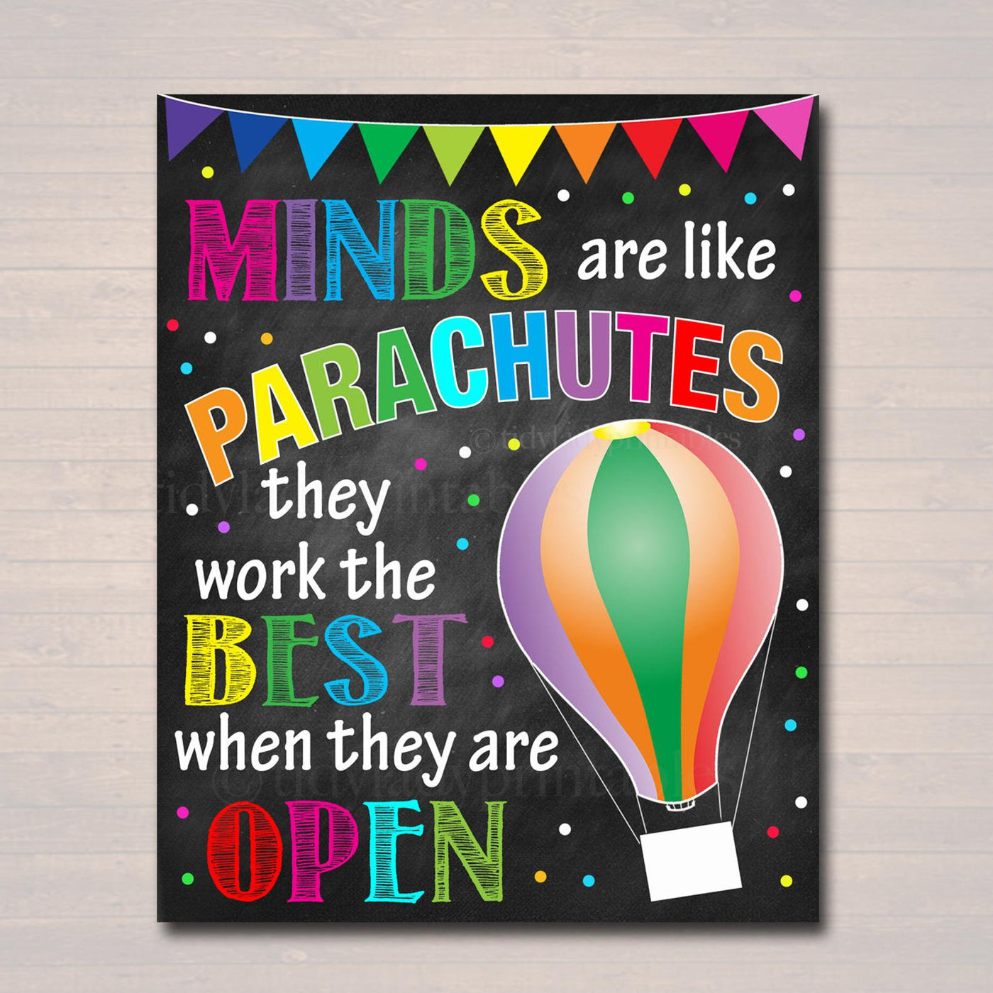 Chalkboard Classroom Poster Set | TidyLady Printables