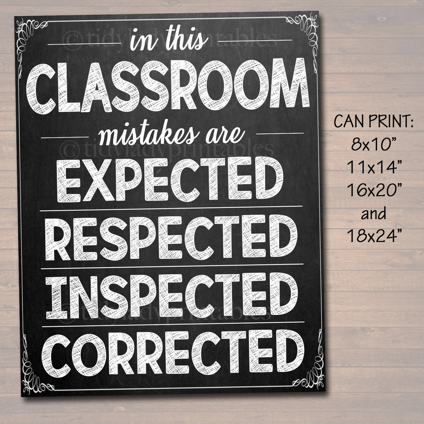 School Classroom Motivational Poster | TidyLady Printables