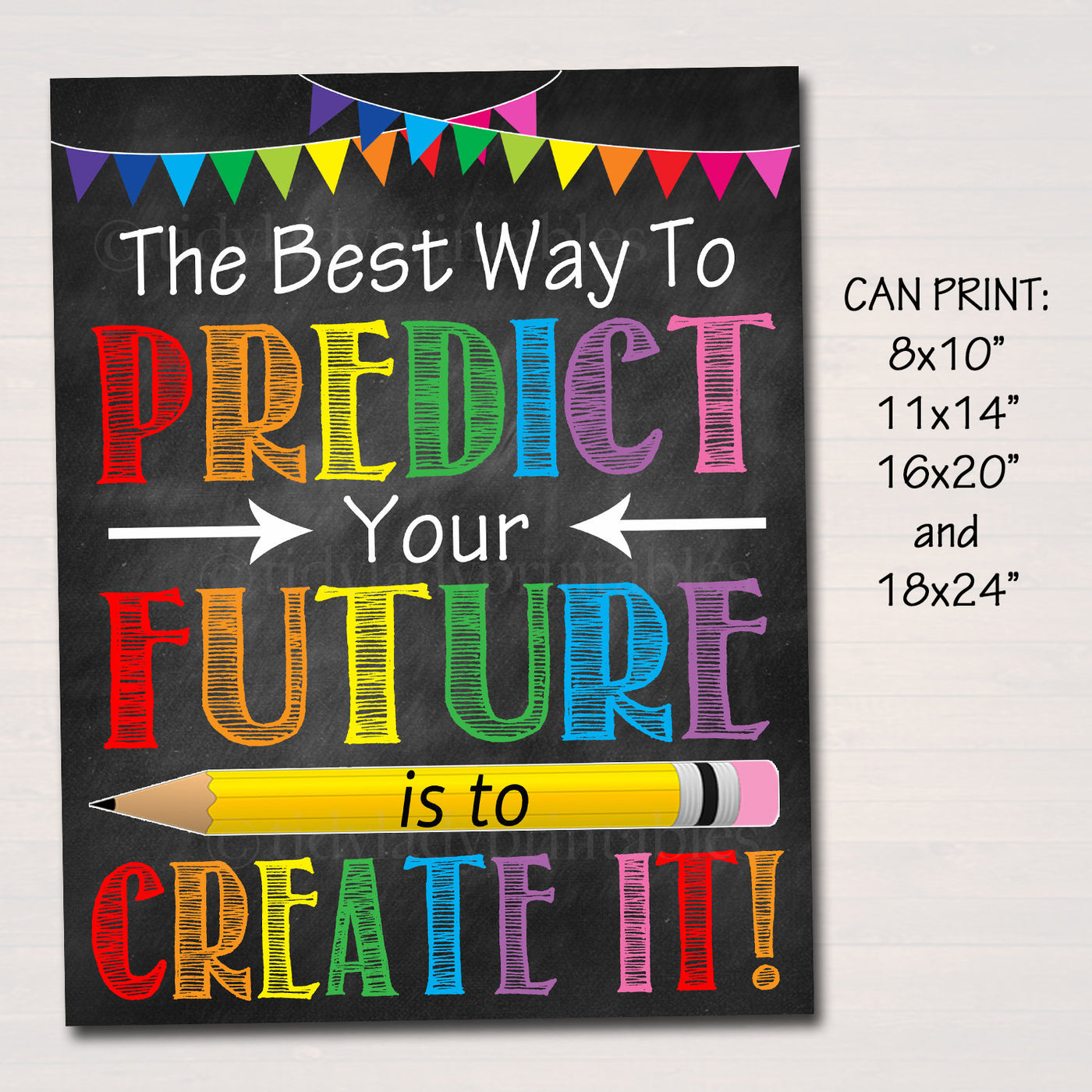 Classroom Motivational Poster | TidyLady Printables