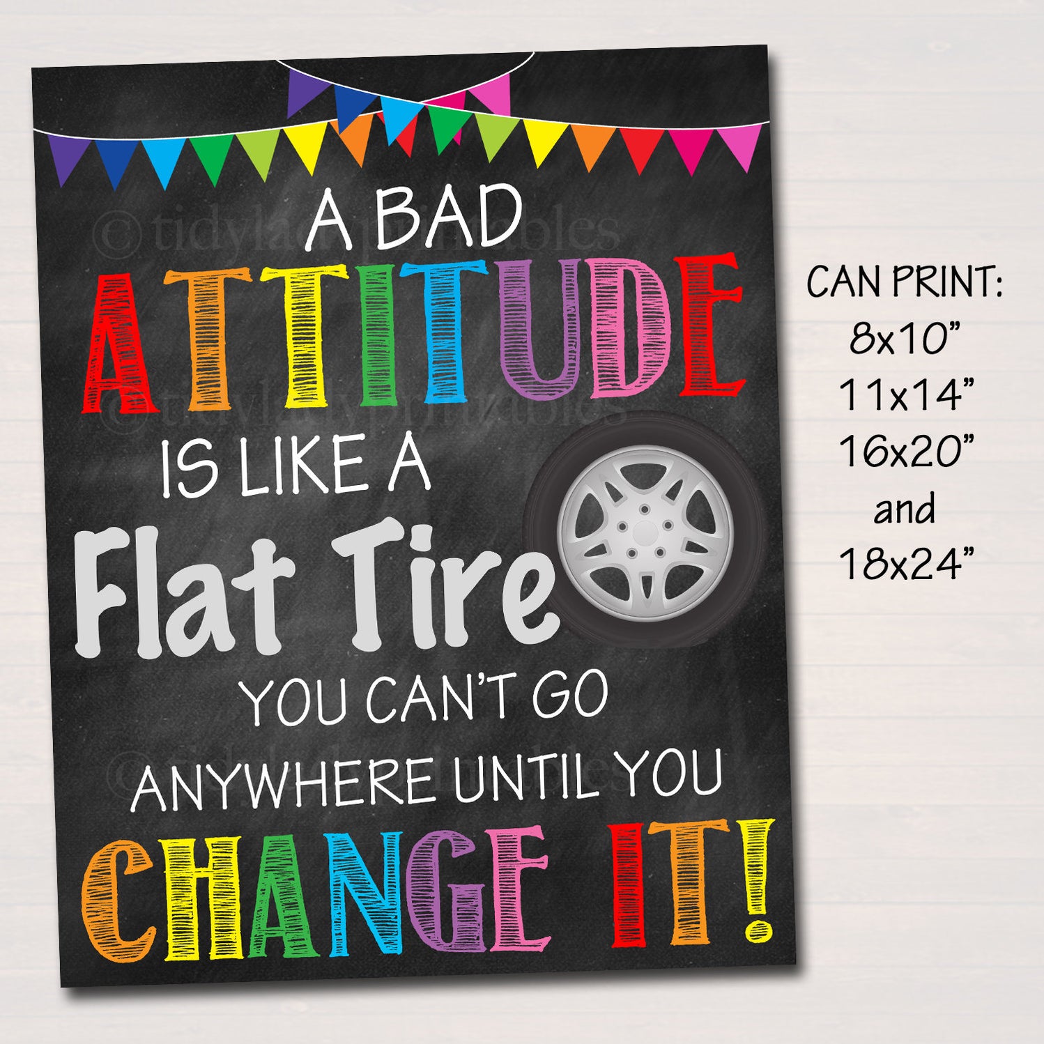 Classroom Motivational Poster | TidyLady Printables