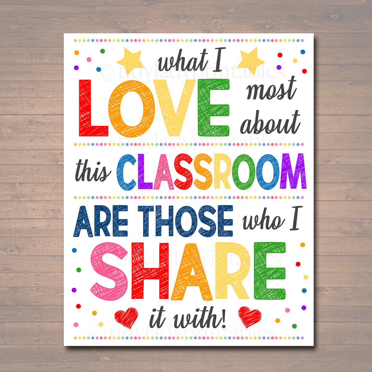 School Motivational Poster | TidyLady Printables
