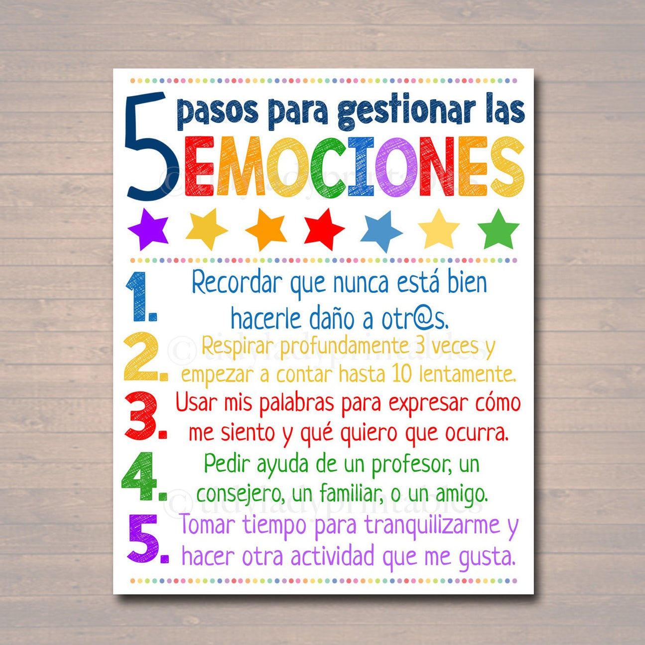 Spanish School Counselor Poster | TidyLady Printables