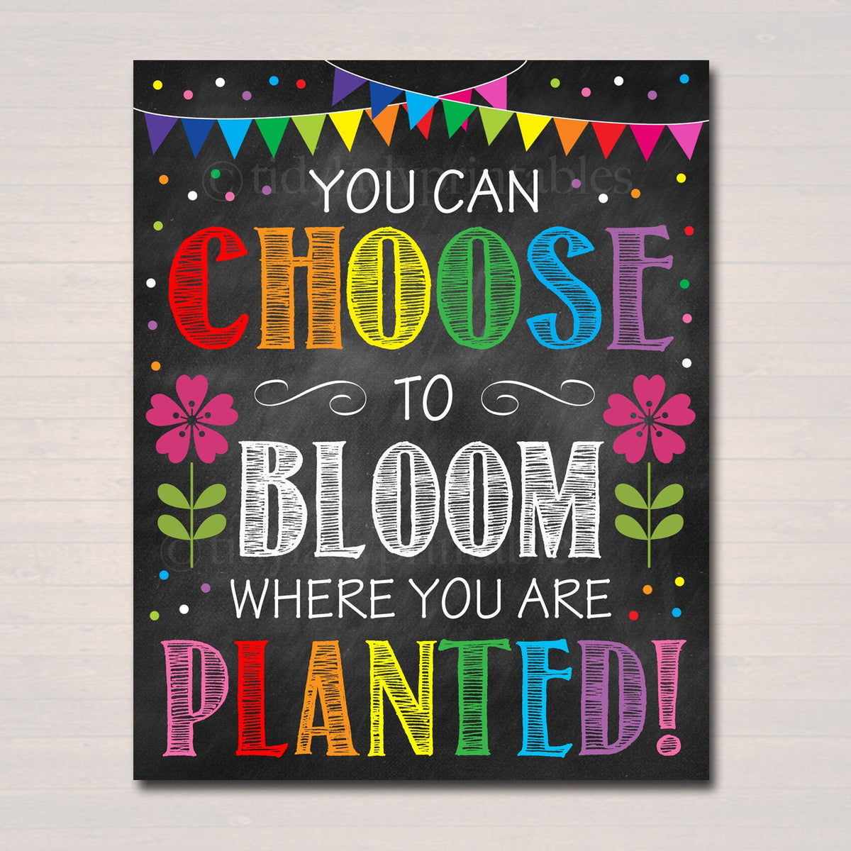 Inspirational Classroom Decor Poster | TidyLady Printables