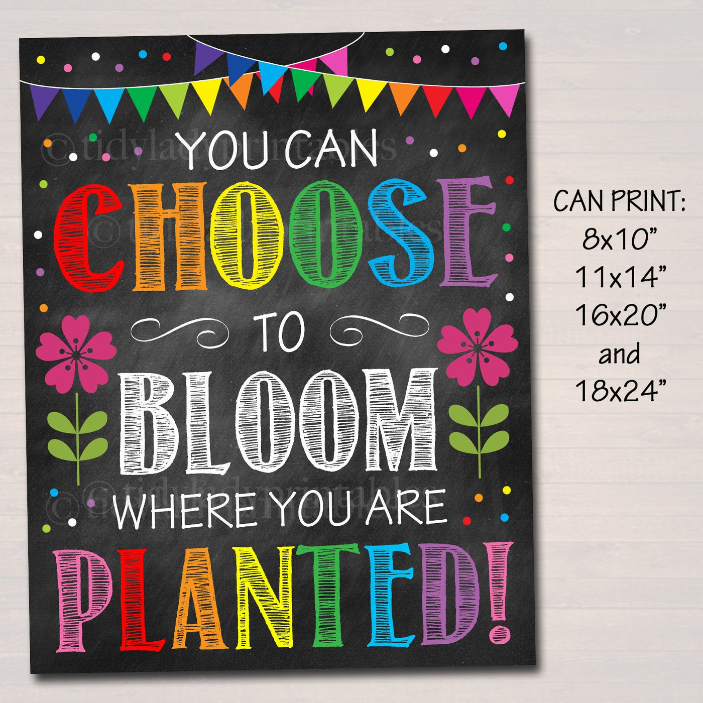 Inspirational Classroom Decor Poster | TidyLady Printables