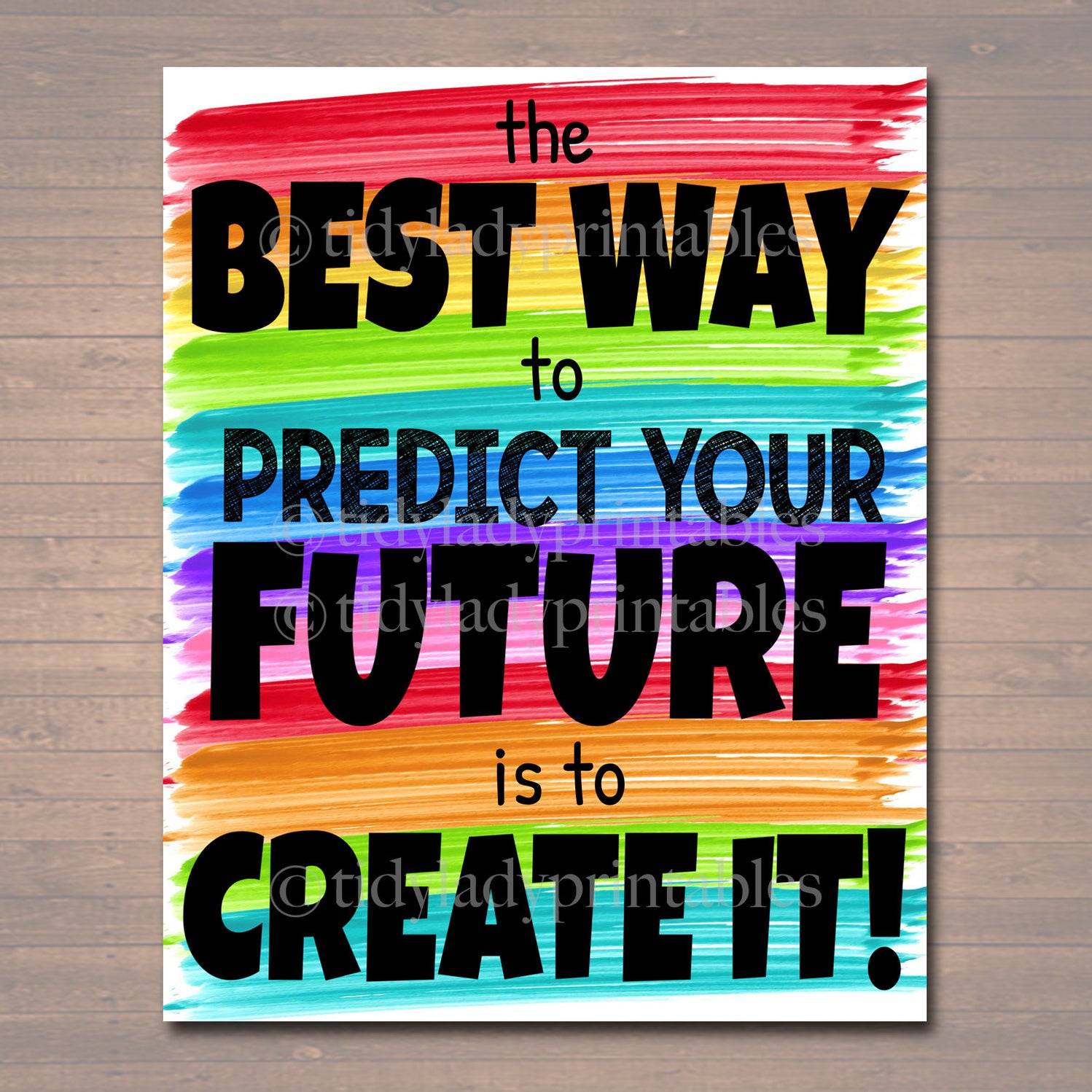 Watercolor Classroom Poster Set | TidyLady Printables