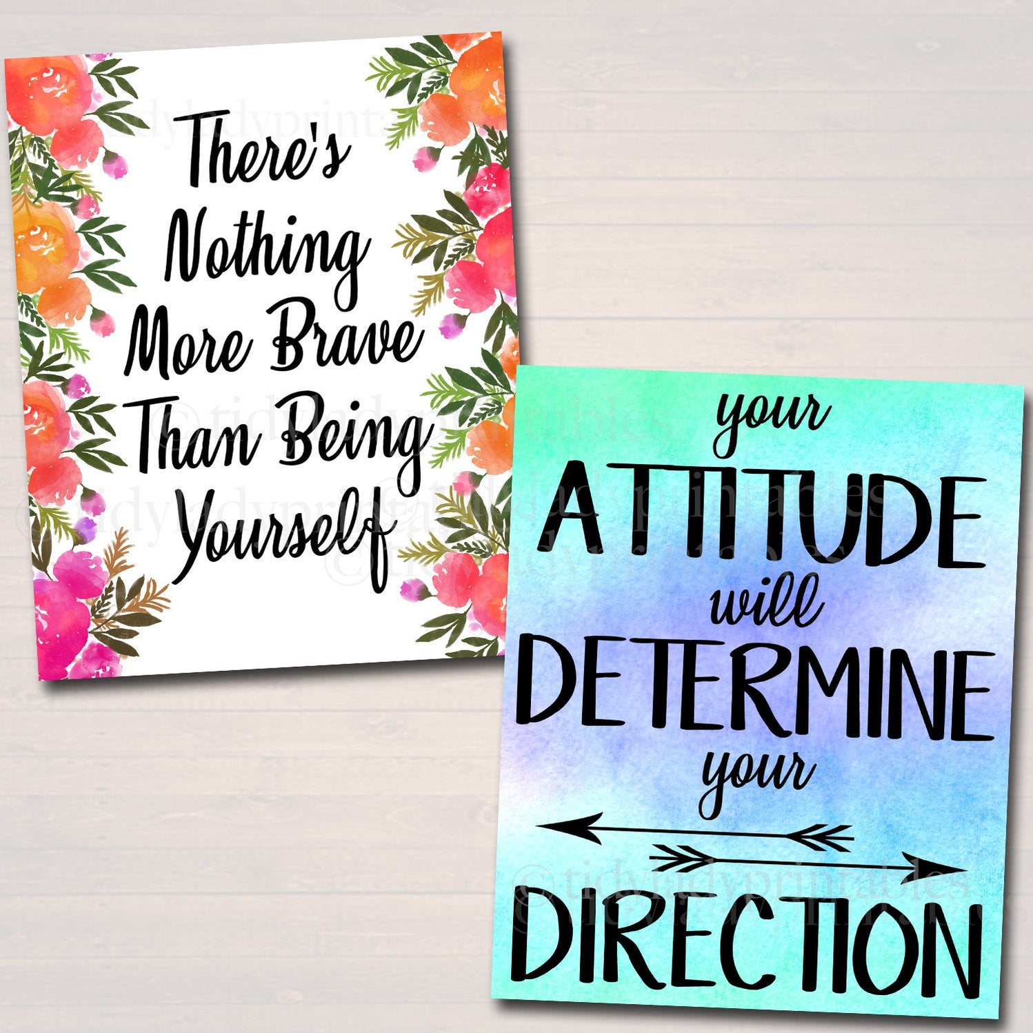 Watercolor Classroom Poster | TidyLady Printables