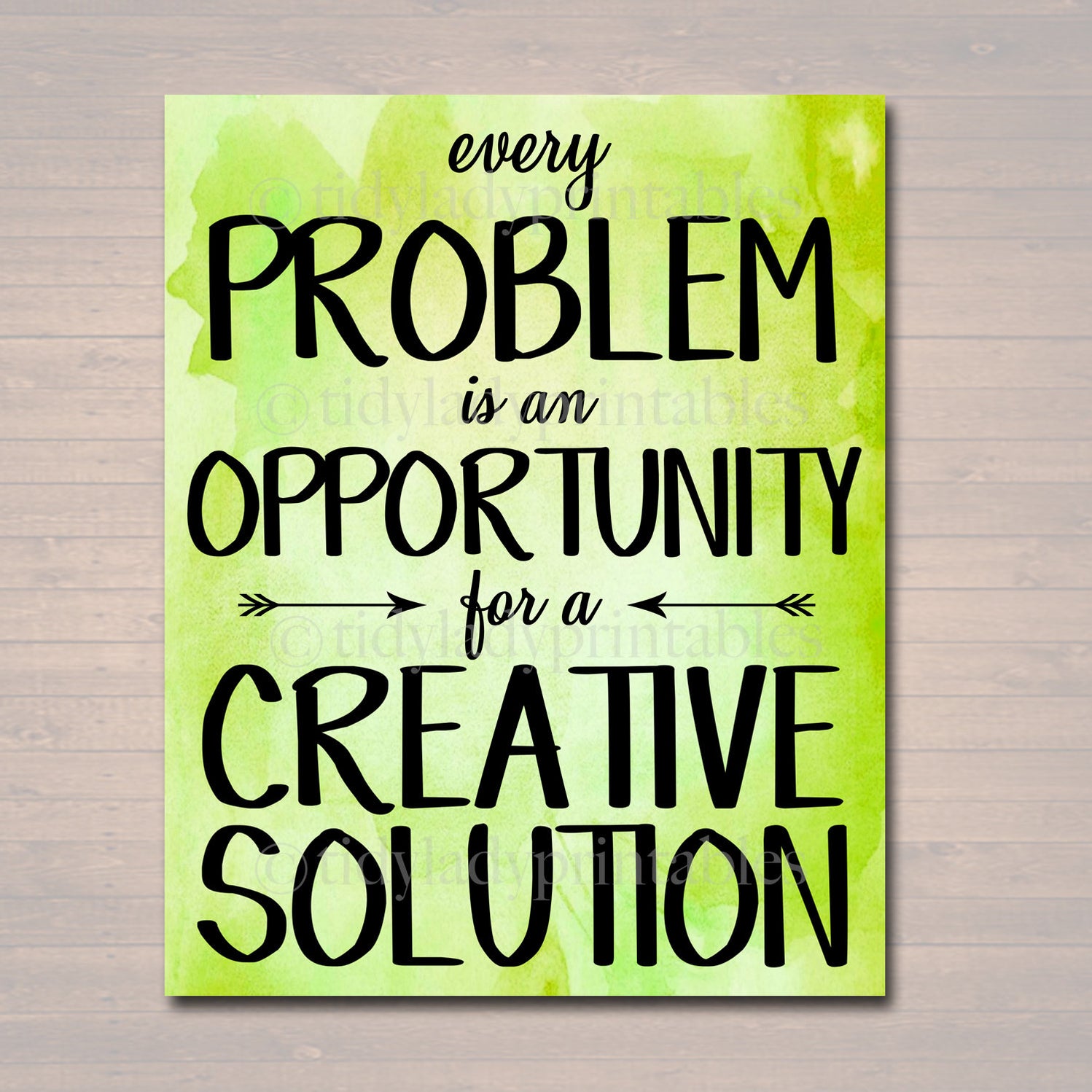 Watercolor Classroom Poster | TidyLady Printables