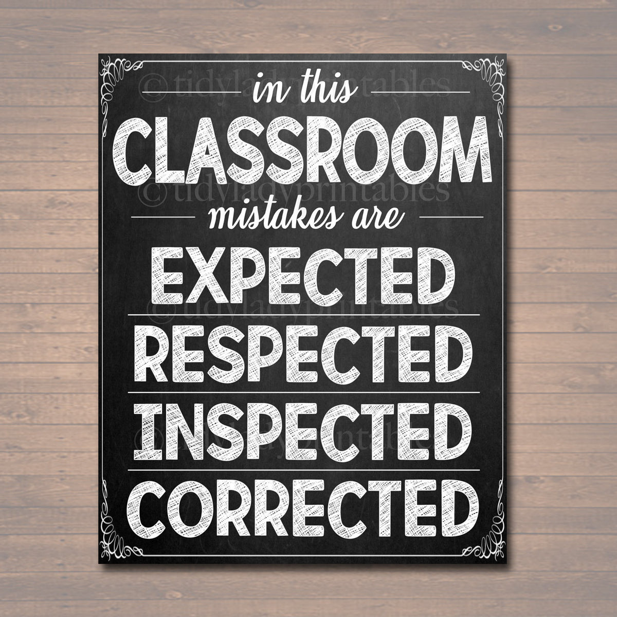 School Classroom Motivational Poster | TidyLady Printables