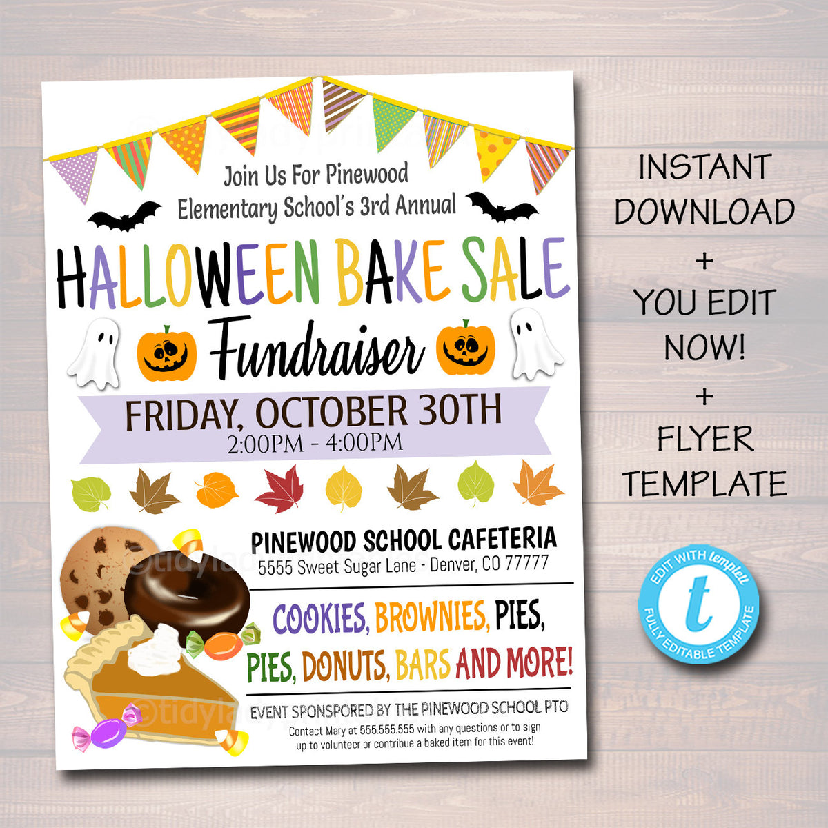 Halloween Bake Sale Flyer Sample Halloween Trunk Or Treat!