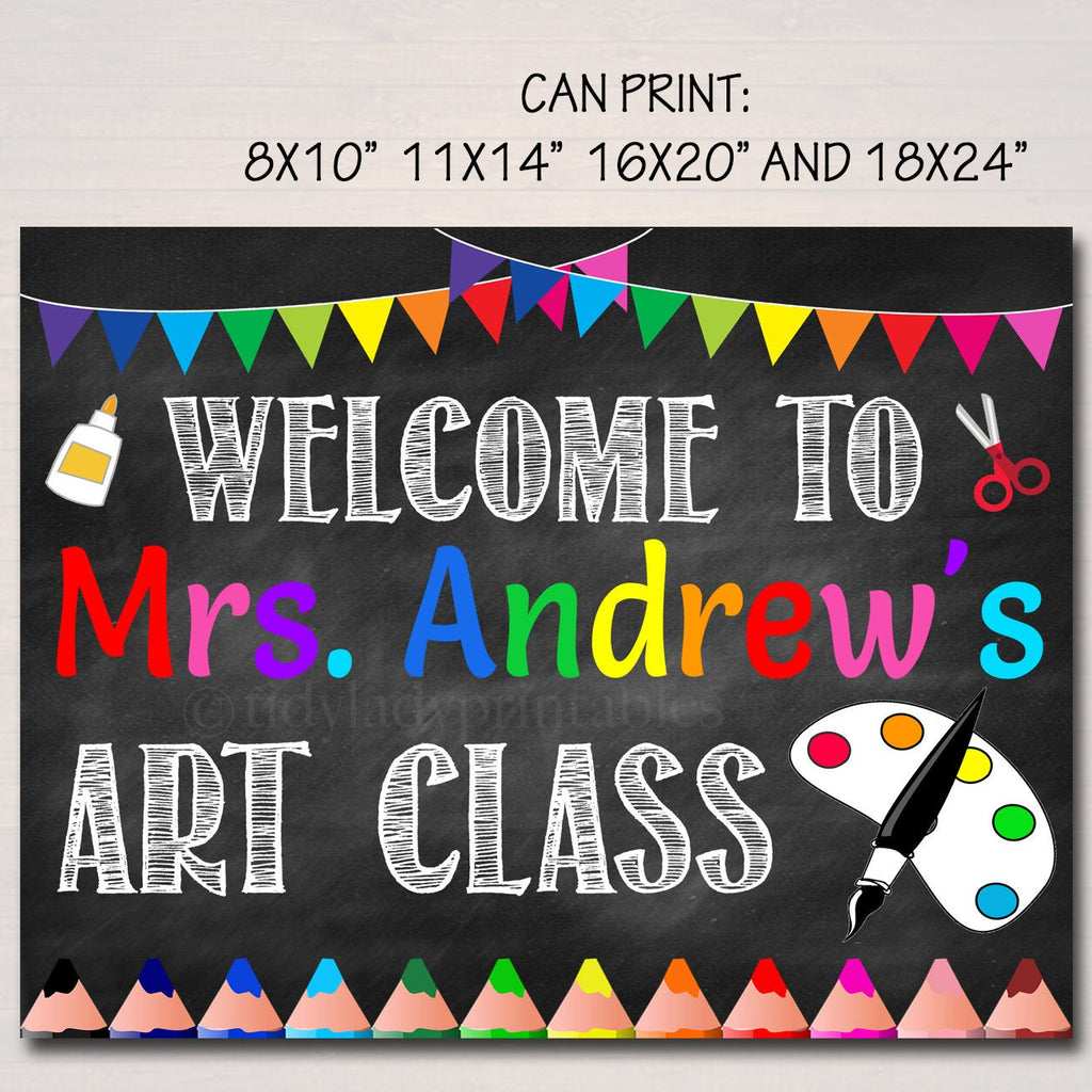 Art Classroom Posters | TidyLady Printables
