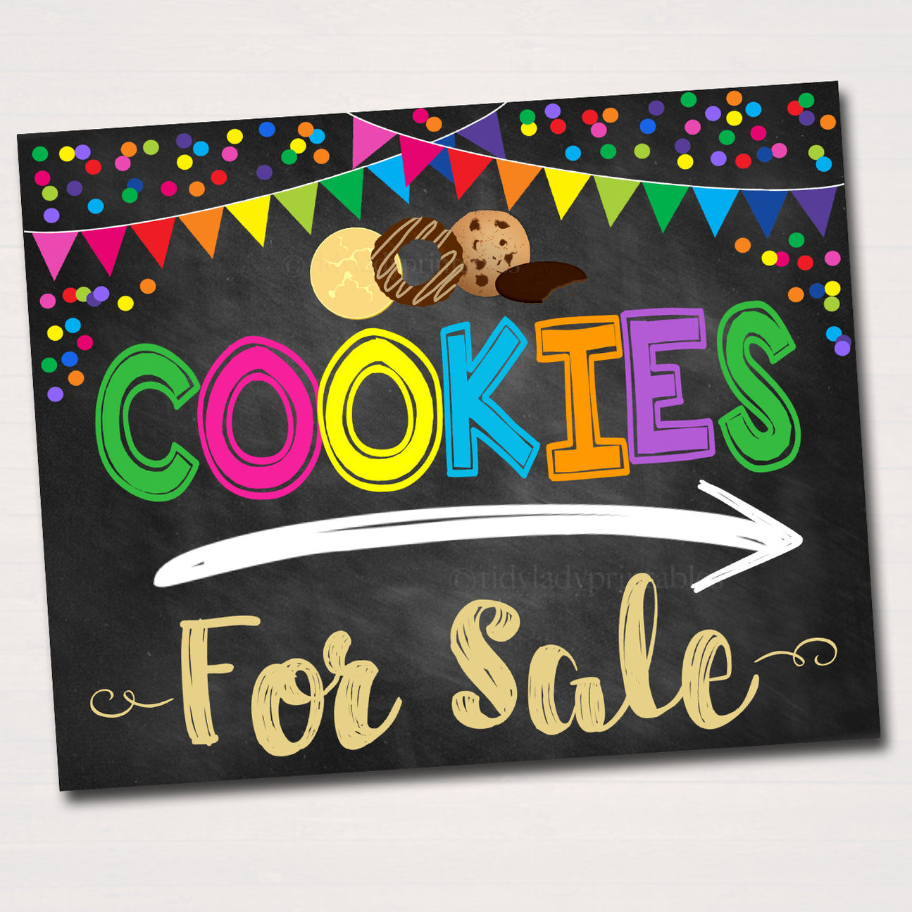 Cookie Booth Ideas, Decor and Signs | TidyLady Printables