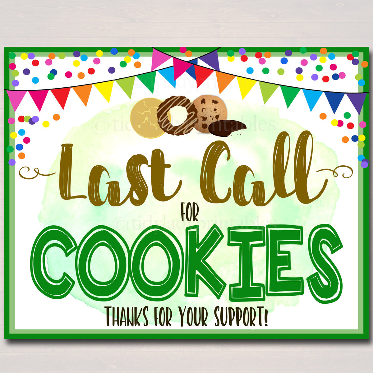 Cookie Booth Ideas, Decor and Signs | TidyLady Printables