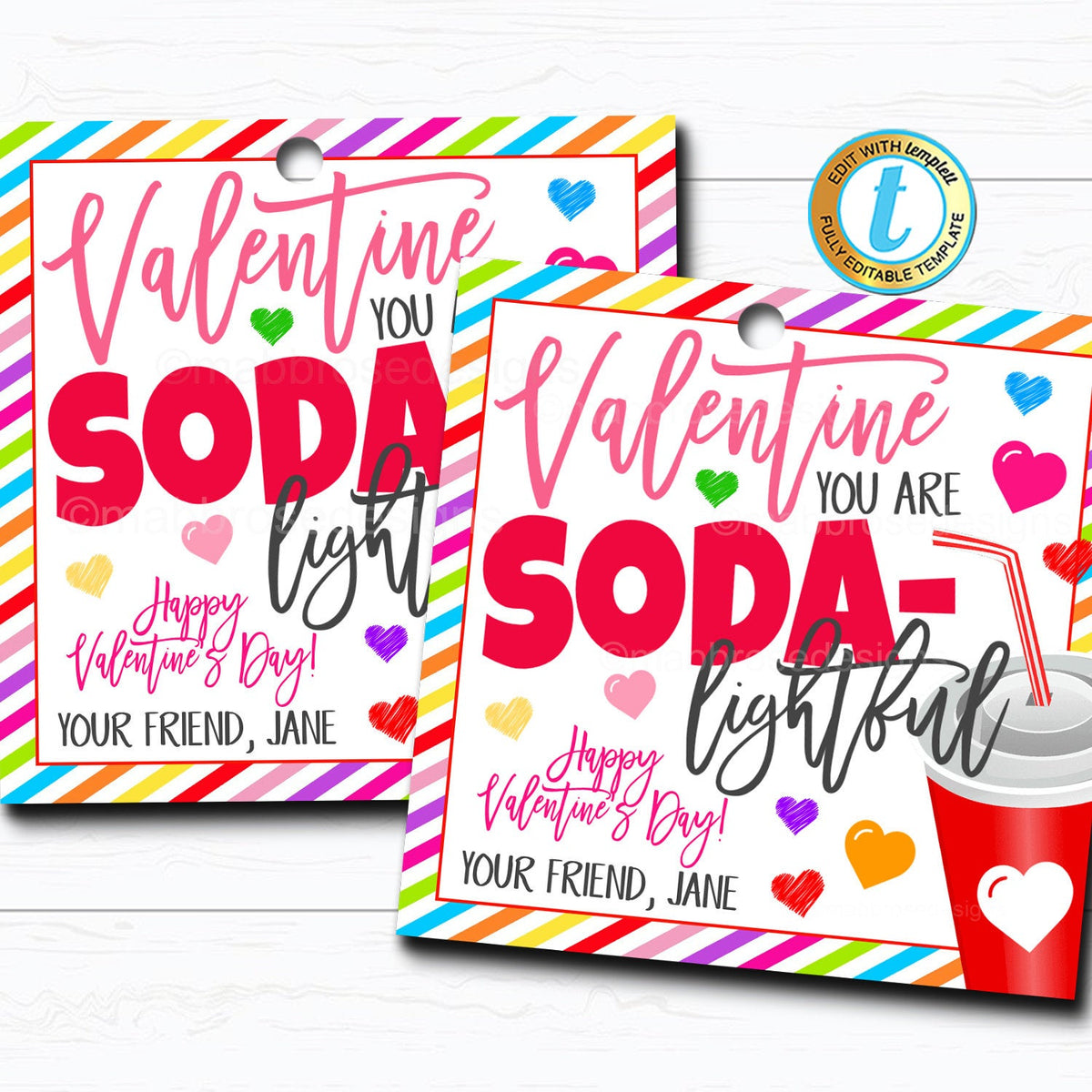 Printable Valentines Day Tags | TidyLady Printables