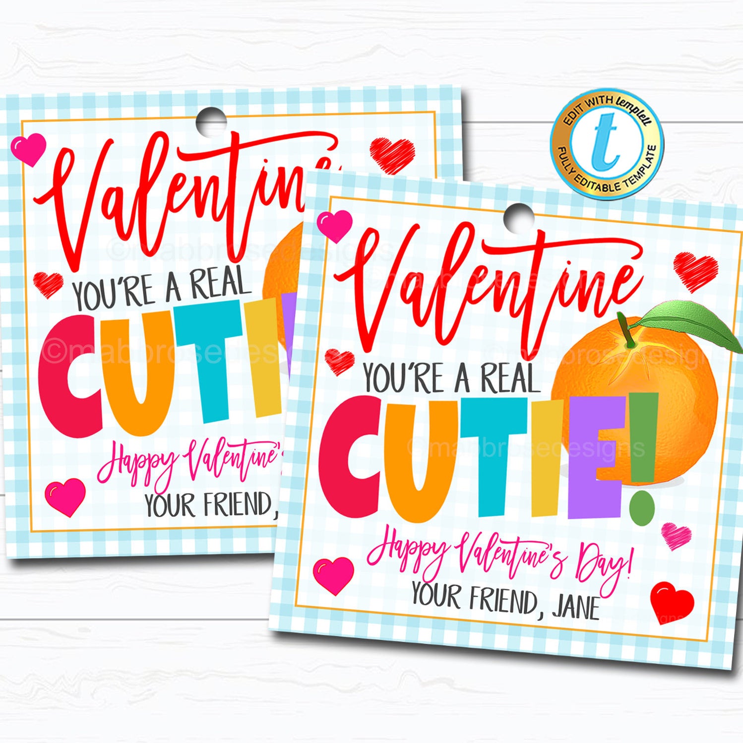 Printable Valentines Day Tags | TidyLady Printables