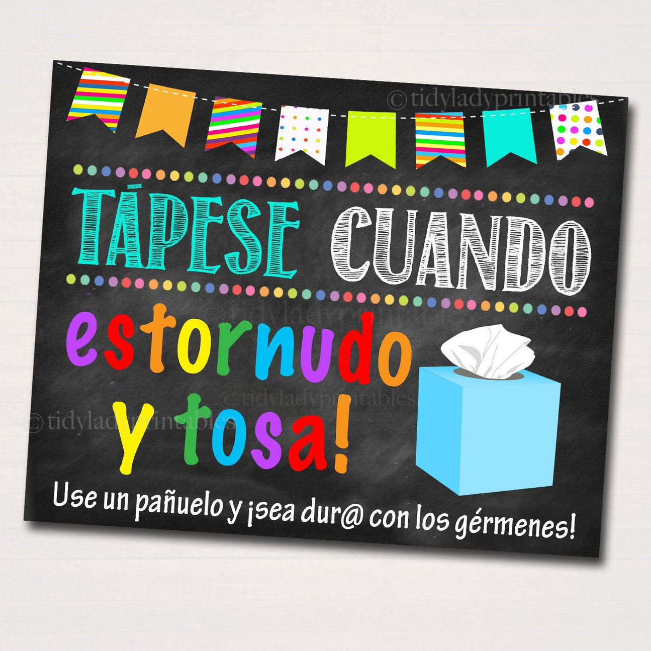 Spanish Health Clinic Poster Set | TidyLady Printables