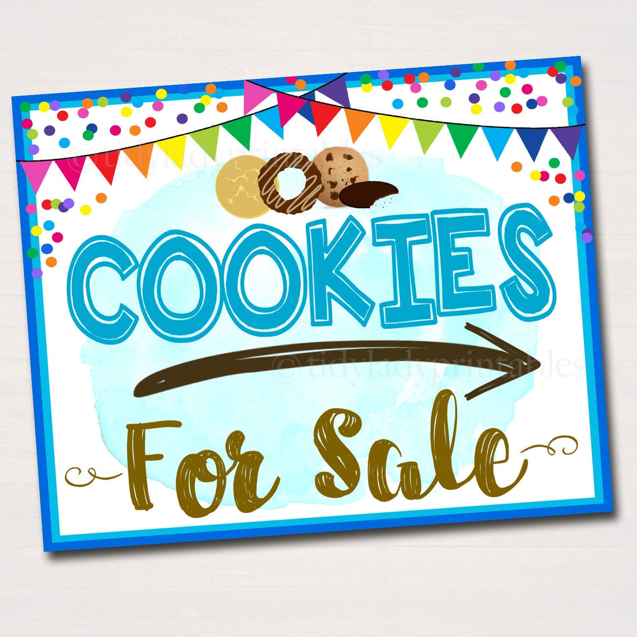 Cookie Booth Ideas, Decor and Signs | TidyLady Printables