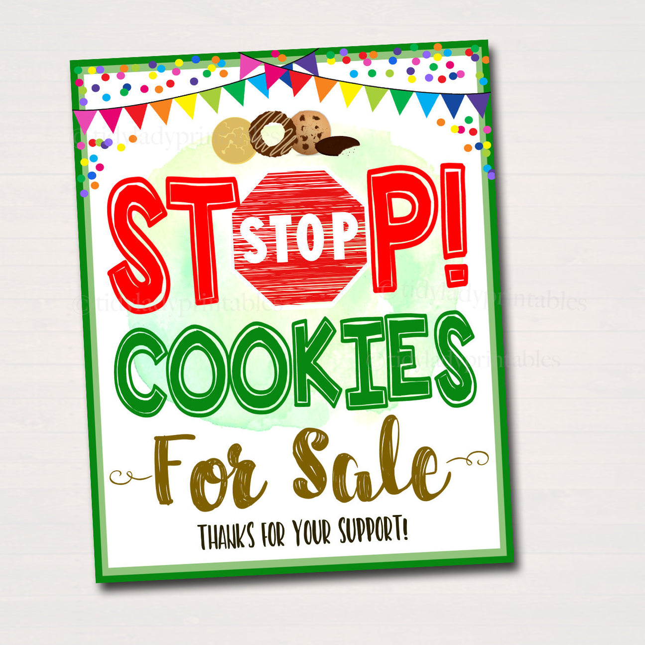 Cookie Booth Ideas, Decor and Signs | TidyLady Printables
