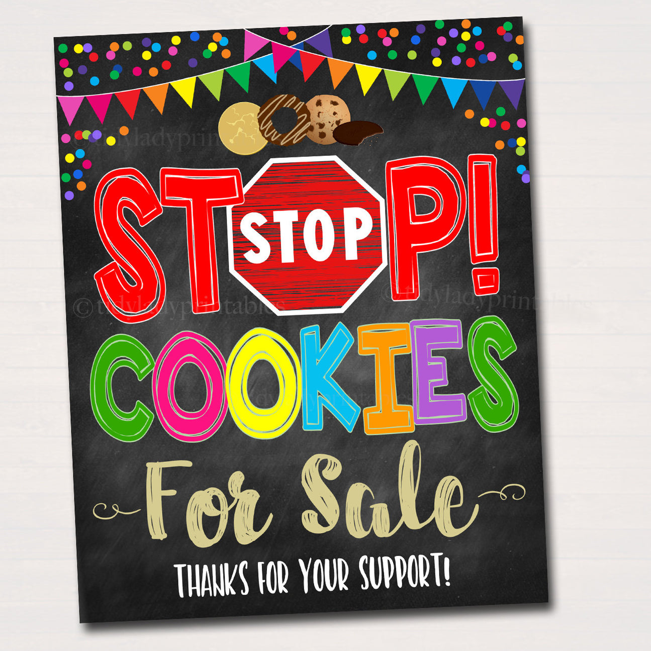 Cookie Booth Ideas, Decor and Signs | TidyLady Printables