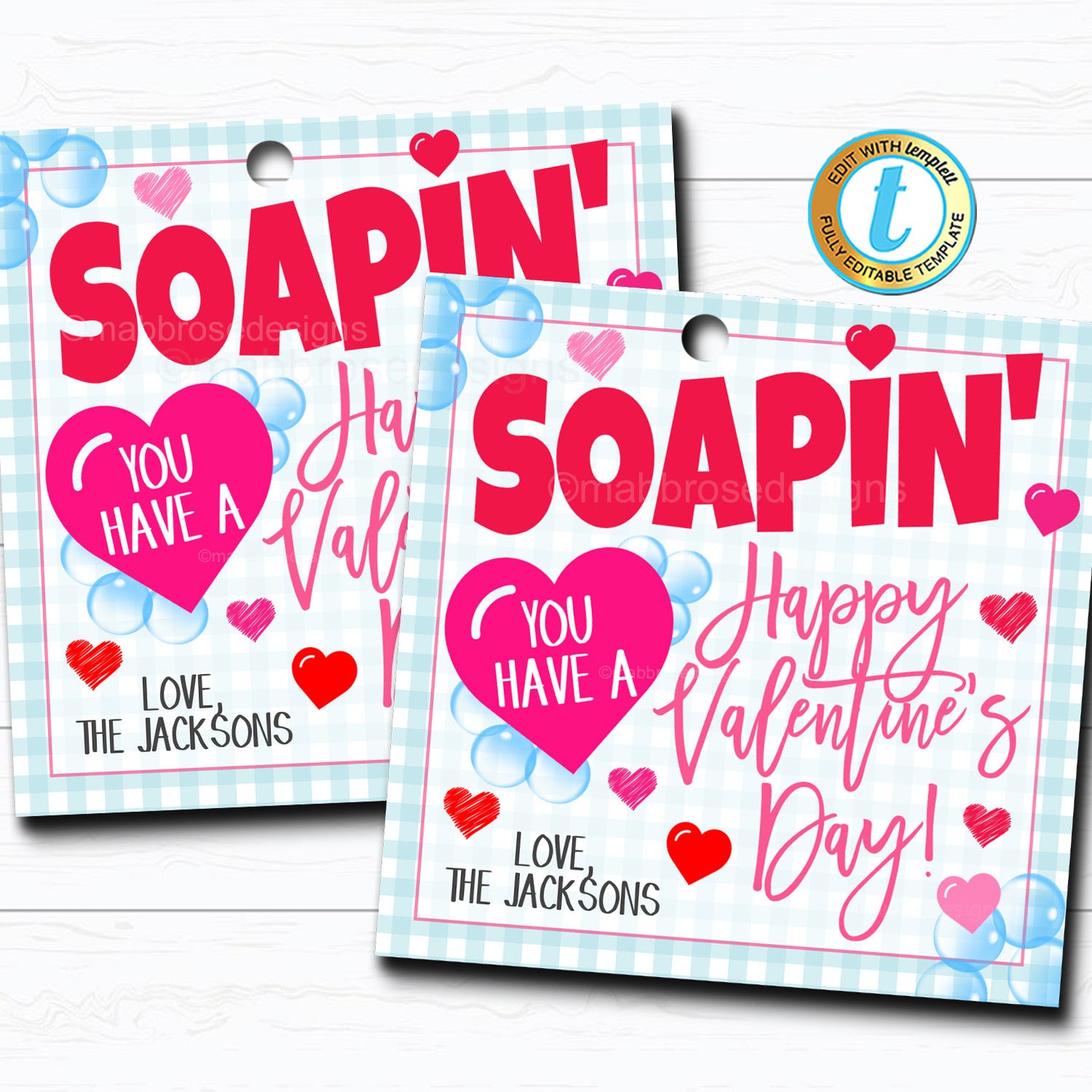 Printable Valentines Day Tags | TidyLady Printables