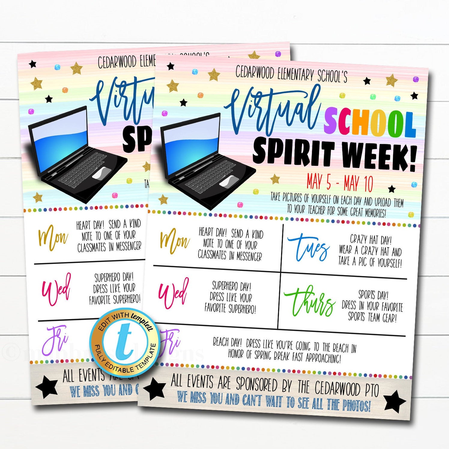 Virtual Teacher Appreciation Week | TidyLady Printables