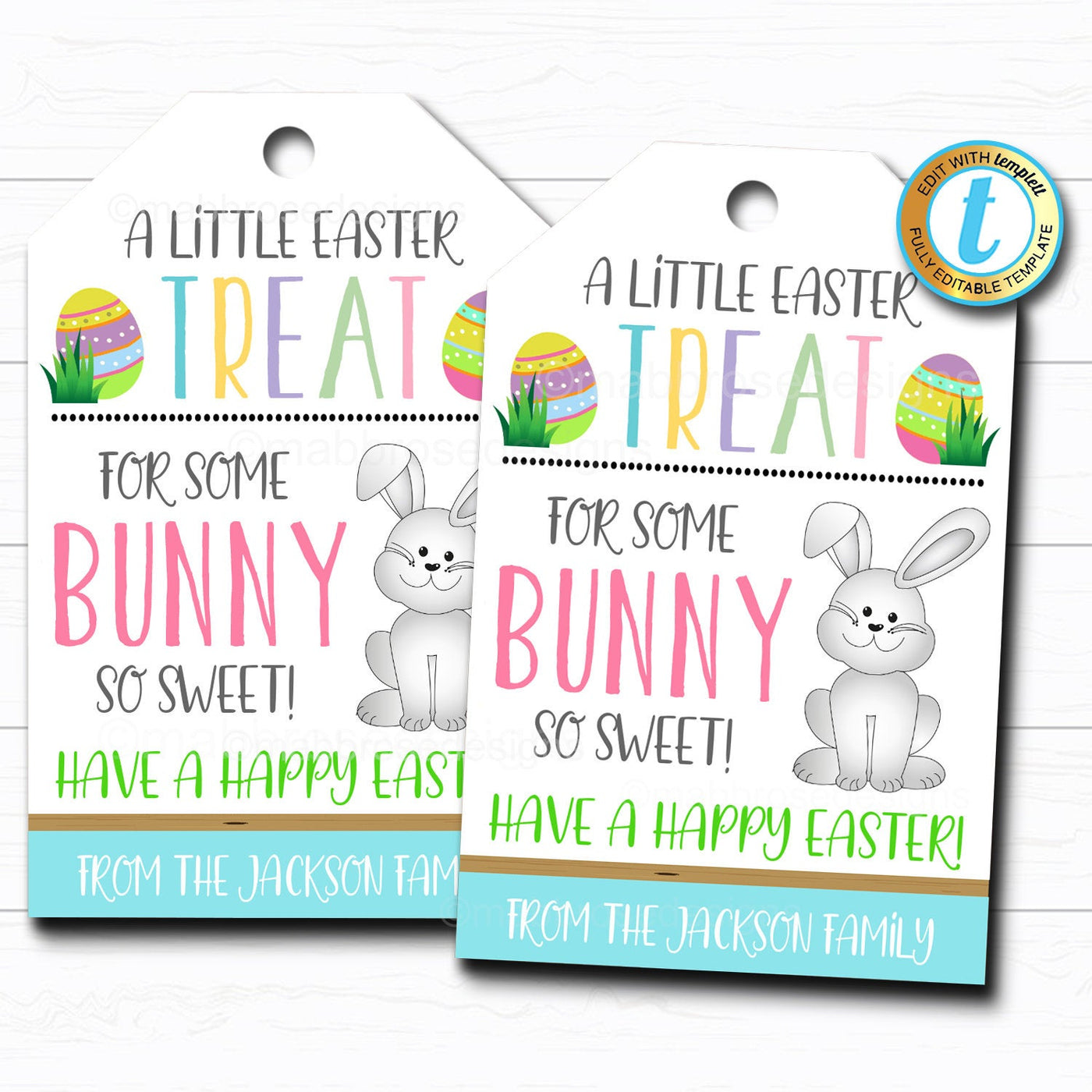 Easter Treat Candy Gift "A Treat for Some Bunny So Sweet" — TidyLady ...