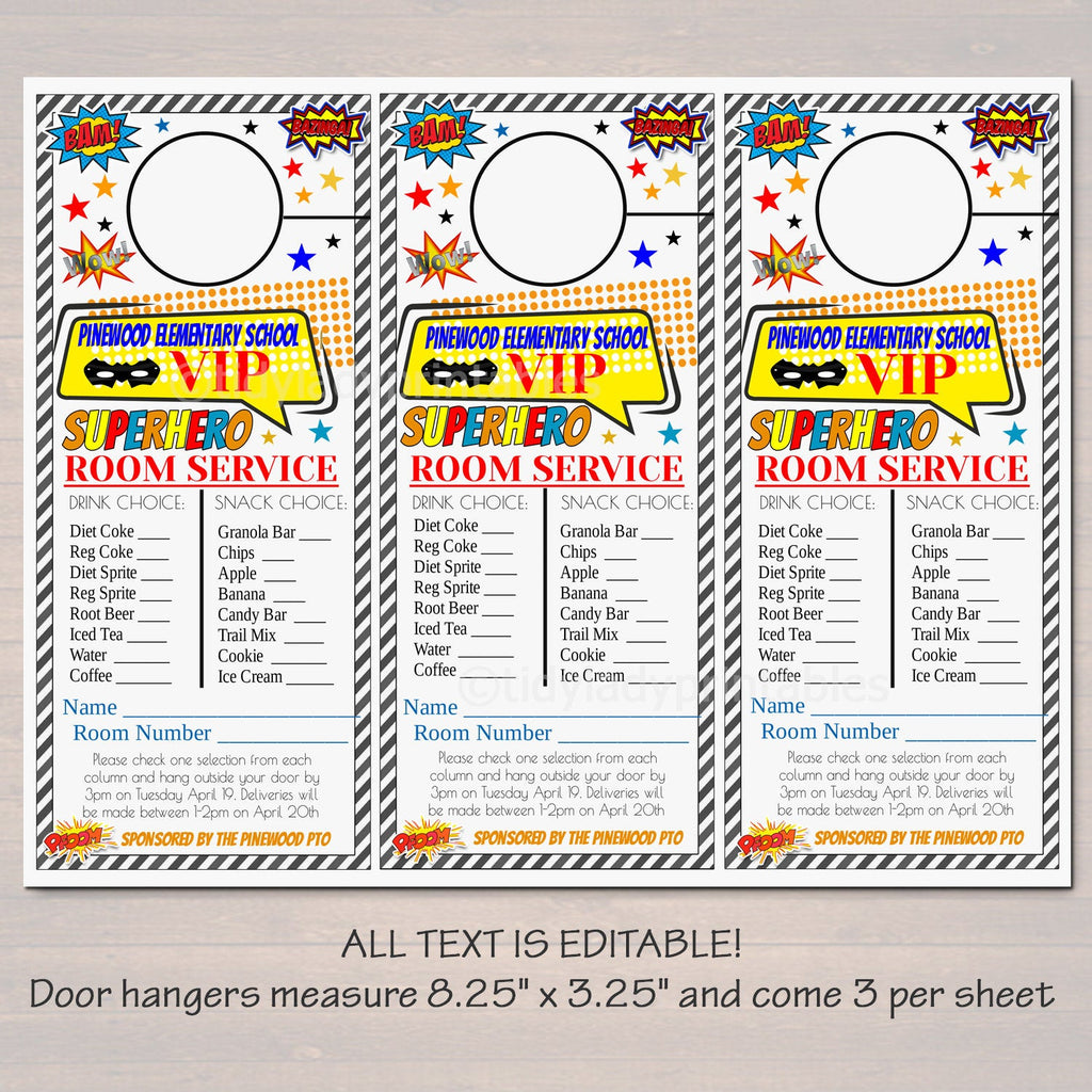 Teacher Appreciation Door Hangers | TidyLady Printables